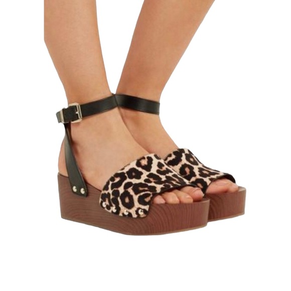 Sam Edelman | Shoes | Sam Edelman Womens Brynn Leopard Platform Sandals ...